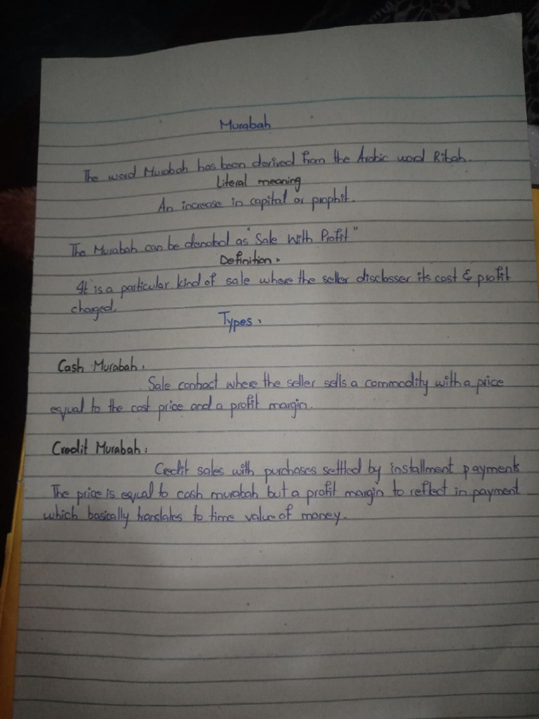 Murabah | PDF