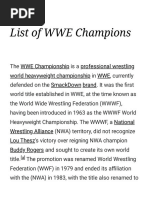 Current WWE Roster On October 25, 2025 Full List of Wrestlers | PDF ...