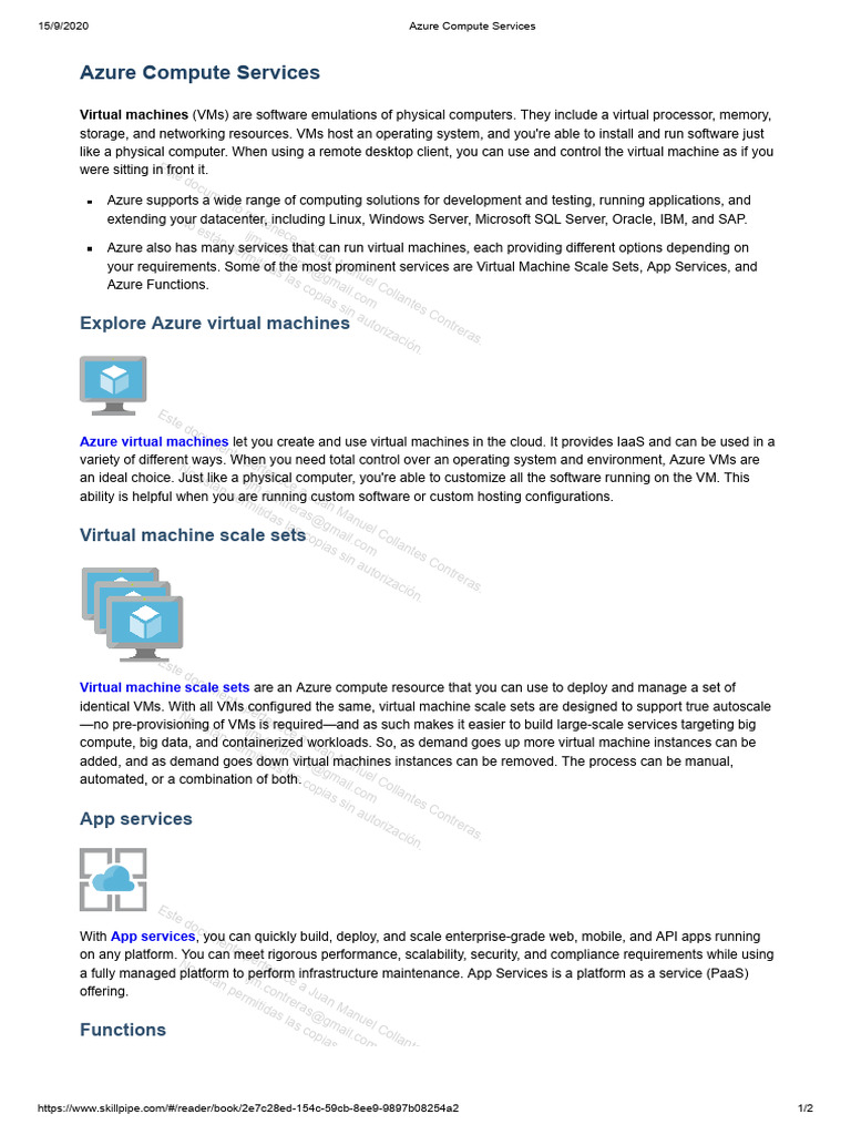 Pag 31 | PDF | Virtual Machine | Microsoft Azure