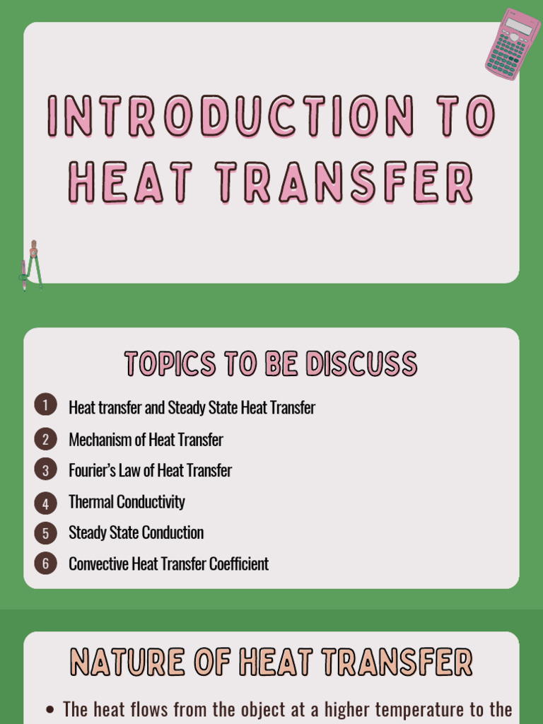 Introduction To Heat Transfer Presentation | PDF | Thermal Conduction ...