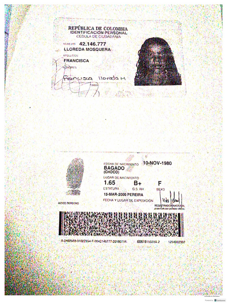 Fotocopia Cedula | PDF