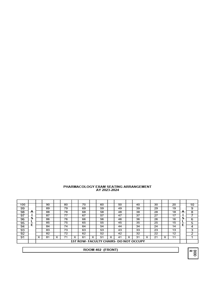 Student - Exam Seating Arrangement | PDF
