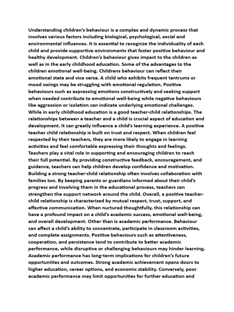 Aina Example | PDF | Self Esteem | Behavior