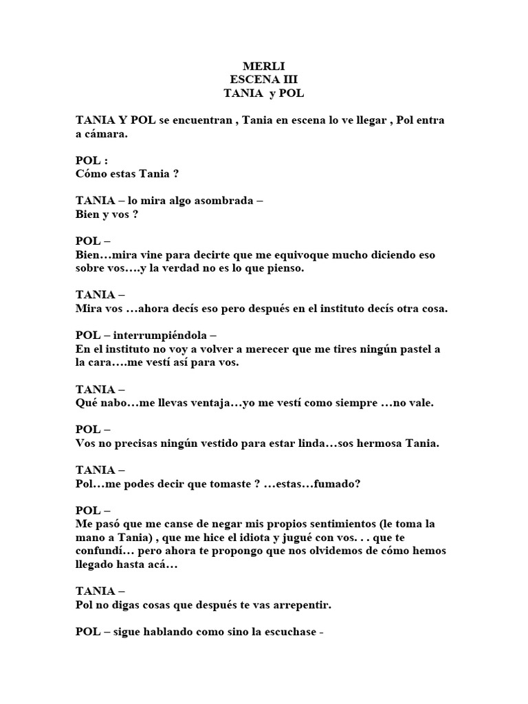 Merli Escena III | PDF