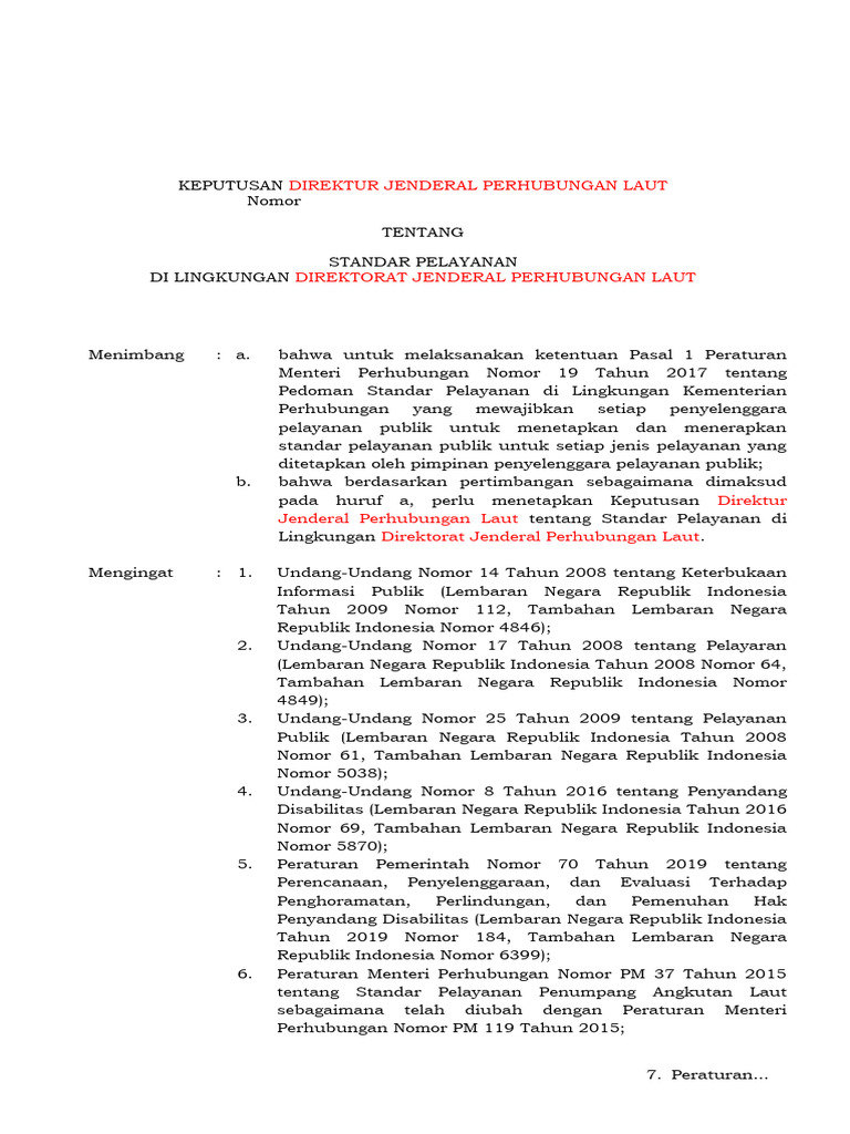 Template SK - Penerbitan Sertifikat Nasional Pencegahan Pencemaran (SNPP) | PDF