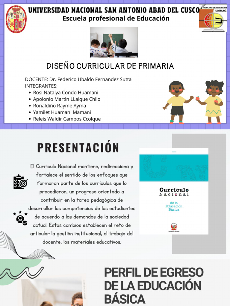 Diseño Curricular De Primaria 1 Pdf