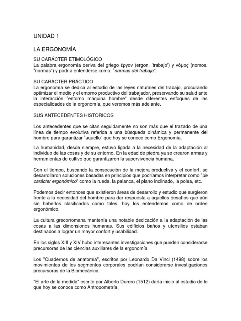 Tema 1 | PDF | Factores humanos y ergonomía