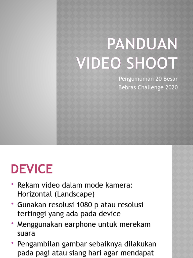 Panduan Video untuk Bebras Challenge 2020 | PDF