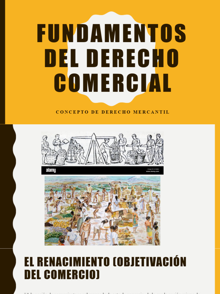 Tema 1.1-Fundamentos Del Derecho Comercial-Concepto Del Derecho Comercial | PDF | Comercio ...