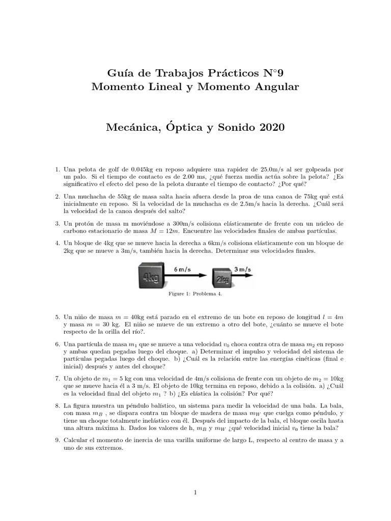 MOS-2020_guia_9 | PDF | Masa | Velocidad