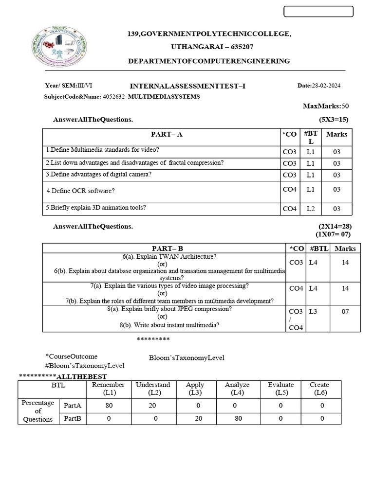 MMS Iat1 Questions | PDF | Digital Technology | Imaging