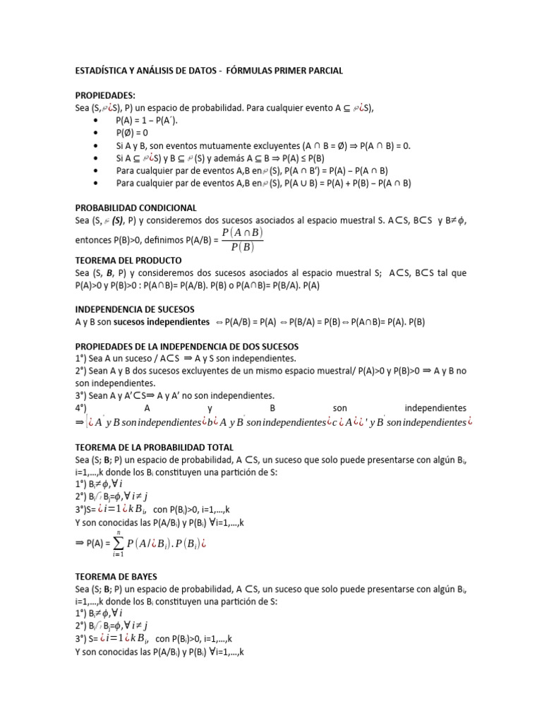Formulas-De probabilidad-EyAD-1 | PDF | Teoría de probabilidad ...