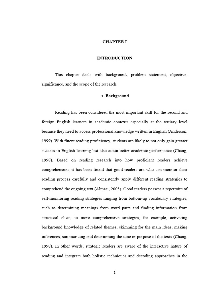 My Thesis 1 | PDF | Reading Comprehension | Speed Reading