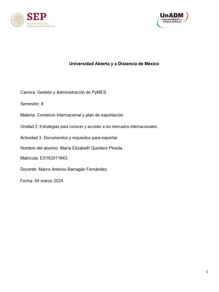 Gcpe U2 A3 Maqp | PDF | aduana | Arancel