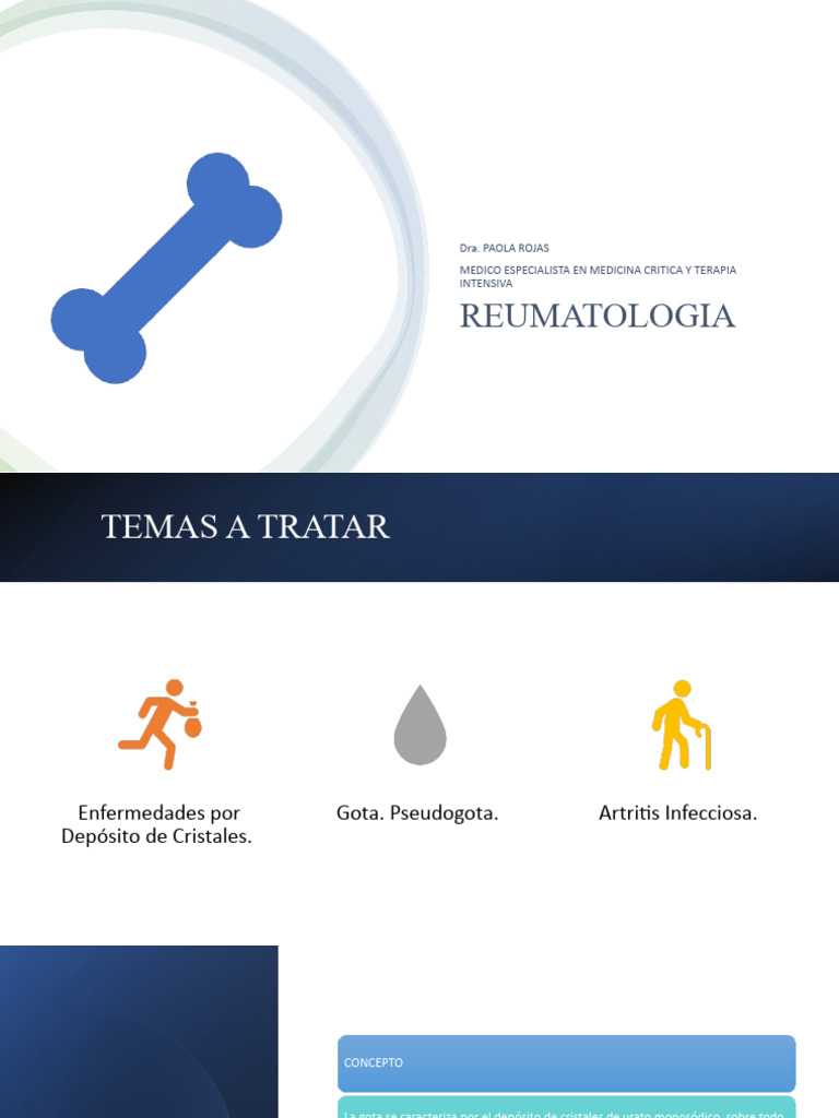 Gota, AR, Artritis Reactiva | PDF | Gota | Droga anti-inflamatoria libre de esteroides