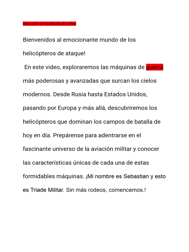 Top 10 Los Helicópteros De Ataque Más Poderosos Del Mundo 2024 Pdf