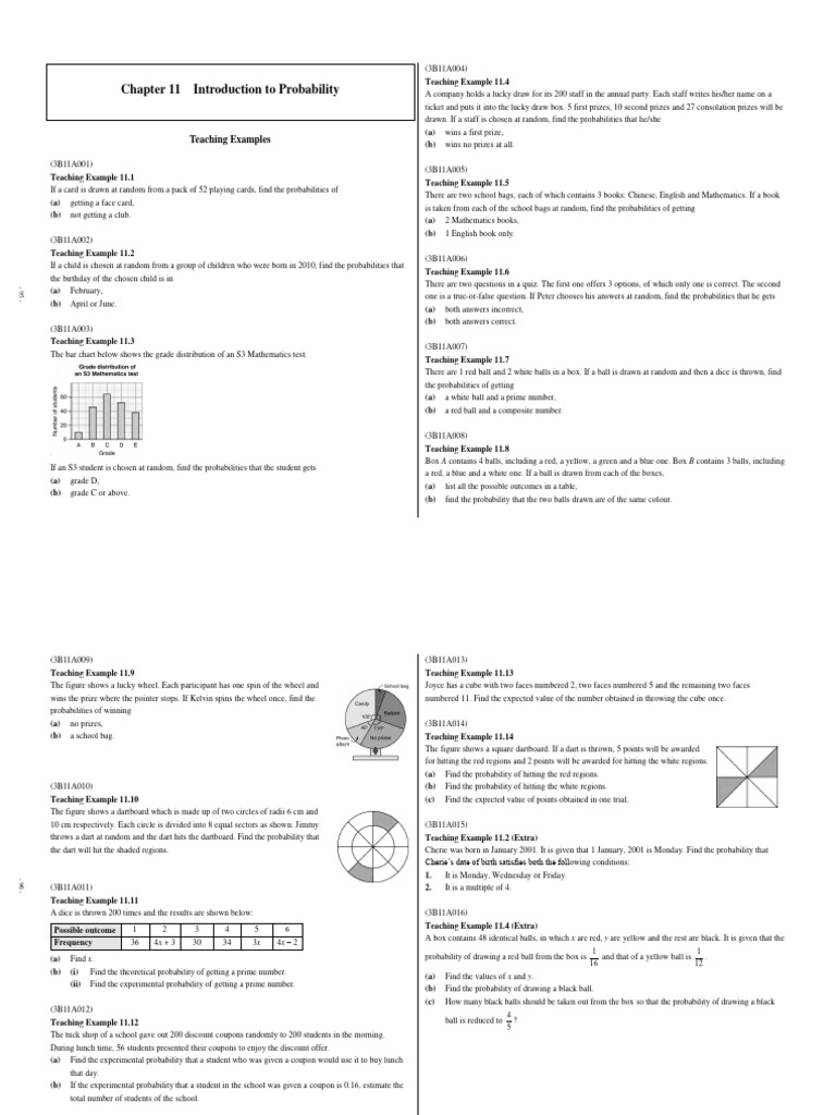 Chapter 11 Introduction To Probability | PDF | Probability | Multiple ...