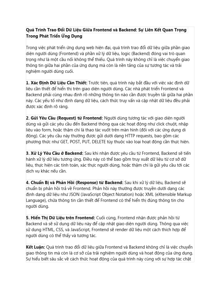 Connect Fontend and Backend | PDF