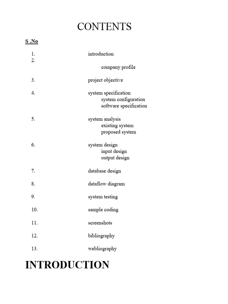 Hospital Management System Mini Project Sample Report | PDF | Software ...