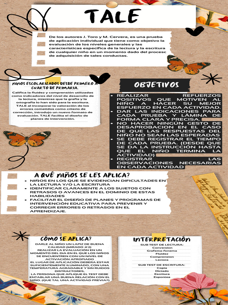 Test TALE | PDF | Evaluación | Ciencia cognitiva