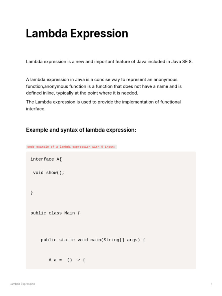 Lambda_Expression | PDF | Anonymous Function | Computer Science