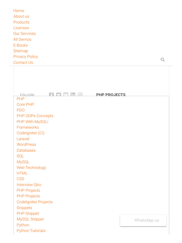 Zoo Management System Project in PHP - Zoo Management System Project ...