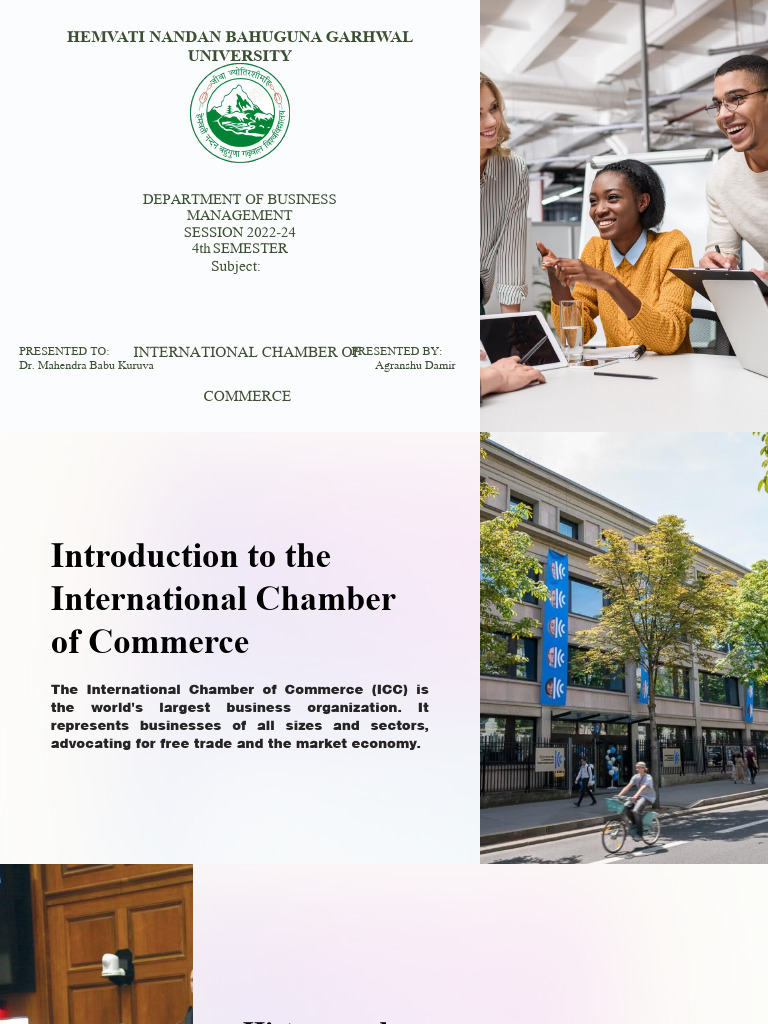 Overview of the International Chamber of Commerce | PDF ...