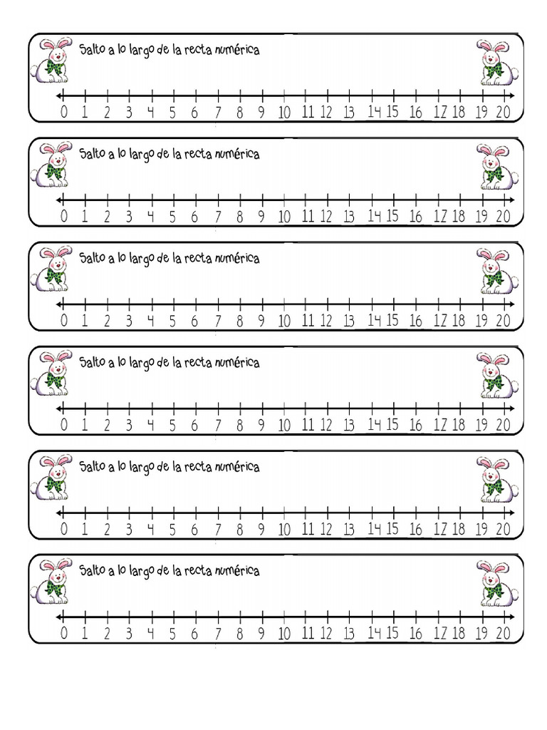 Recta Numerica | PDF