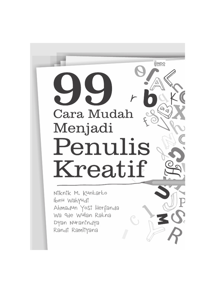 Buku Referensi 99 Cara Mudah Menjadi Penulis Kreatif | PDF