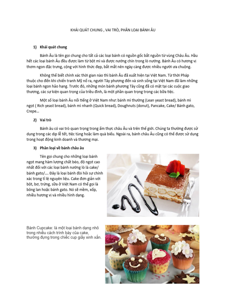 Bánh Âu | PDF