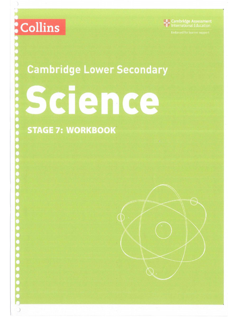 SCIENCE SECONDARY - Cambridge Stage 7 Work Book 2021 (Collins) | PDF