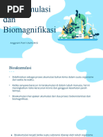 Bioakumulasi Dan Biomagnifikasi | PDF