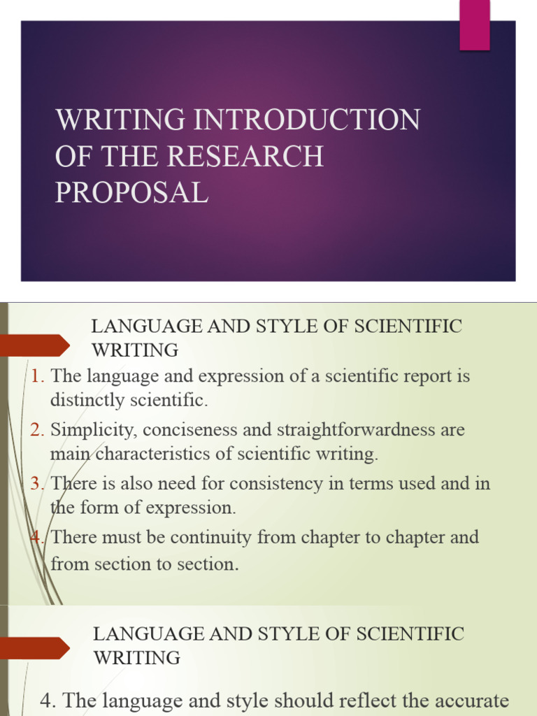 Writing Introduction of The Research Proposal Students | PDF | Cancer ...