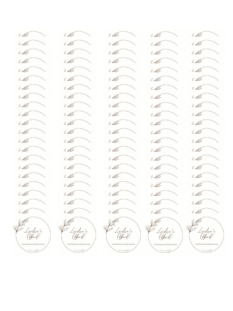 Sticker De Graduación Leslie 11.11.2023 | PDF