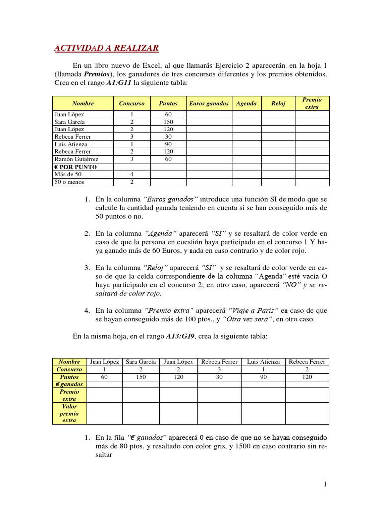 Funciones Y O Formato Condicional | PDF