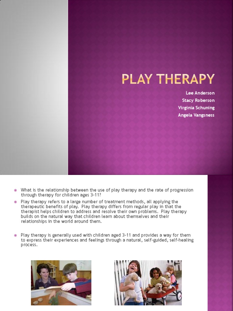 Play Therapy | PDF | Play Therapy | Psychotherapy