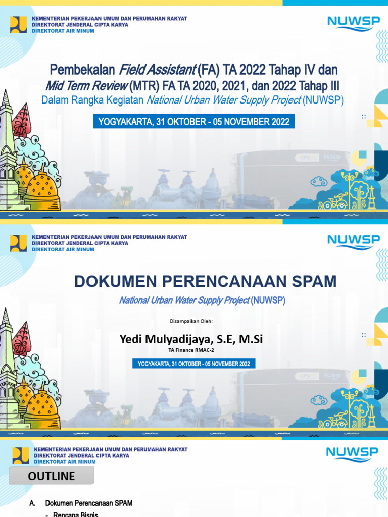 Modul 5 - Dokumen Perencanaan SPAM | PDF