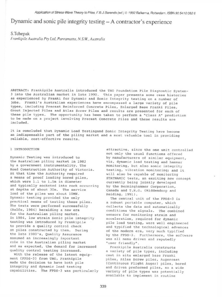 Dynamic and Sonic PIT | PDF