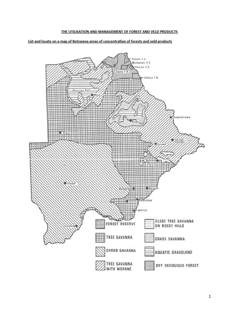 Management of Forest and Veld Products | PDF | Soil | Forests