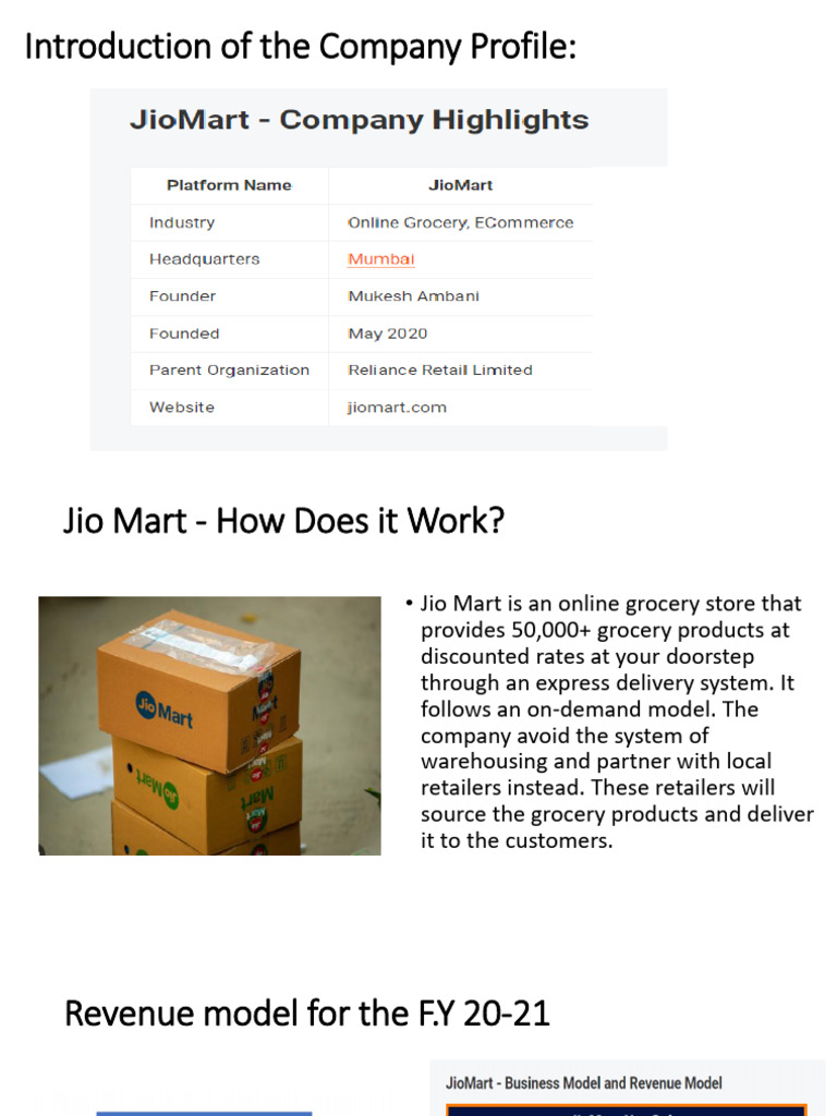 Case Study On Jio Mart | PDF | Marketing | Business