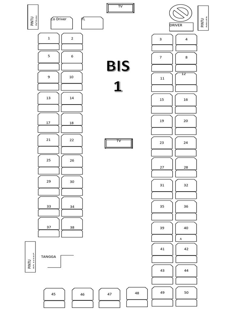 Denah Bus Jadi | PDF