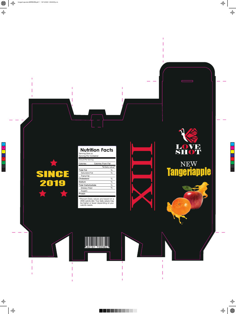 Troquel Caja Vino IMPRESIÓN | PDF