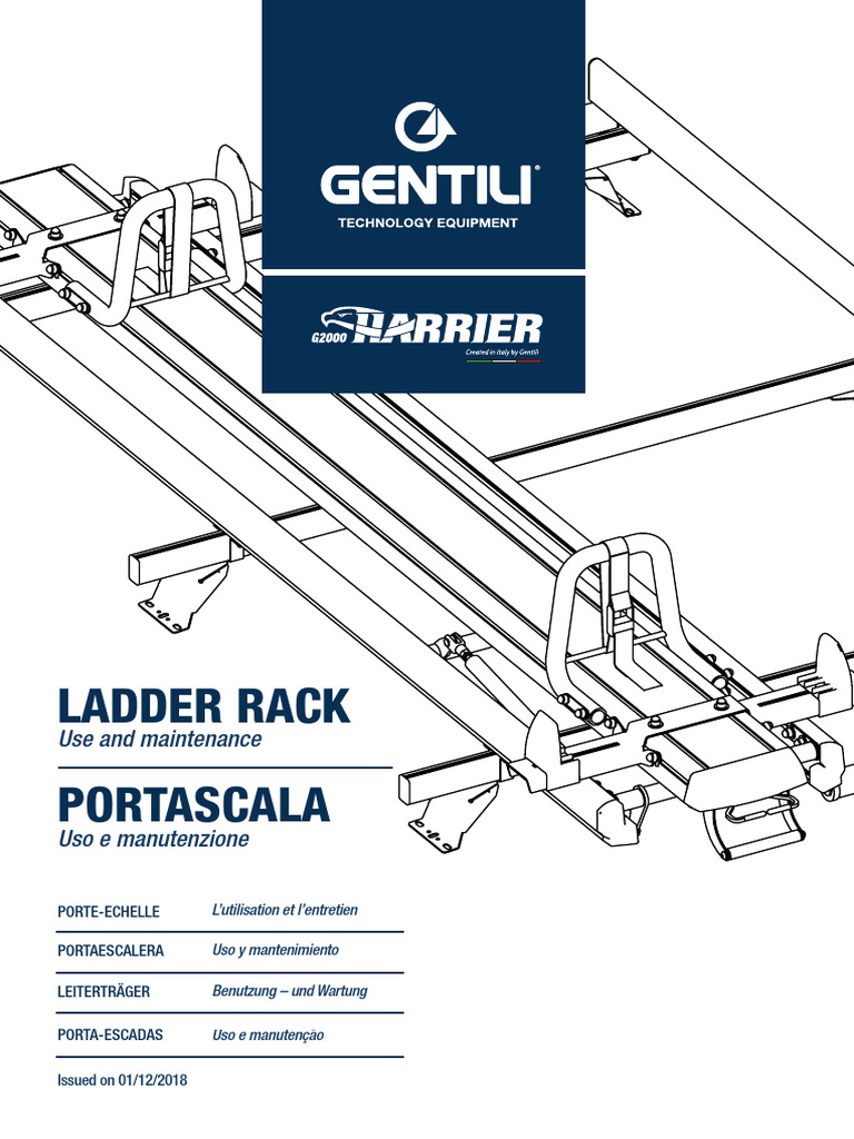 G2000 Harrier LADDER RACK Use and Maintenance | PDF