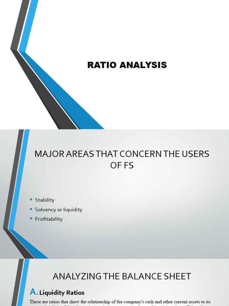 Ratio Analysis | PDF | Inventory | Debt