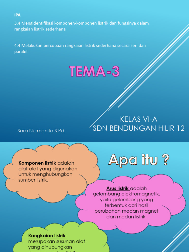 Ipa 3.5 Arus Listrik Kelas 6 SD | PDF