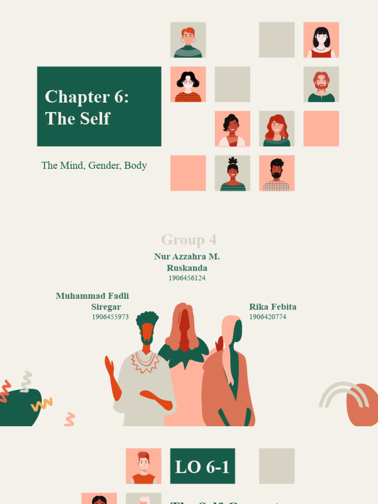 Chapter 6 The Self - Mind, Gender, Body | PDF | Self Concept | Gender