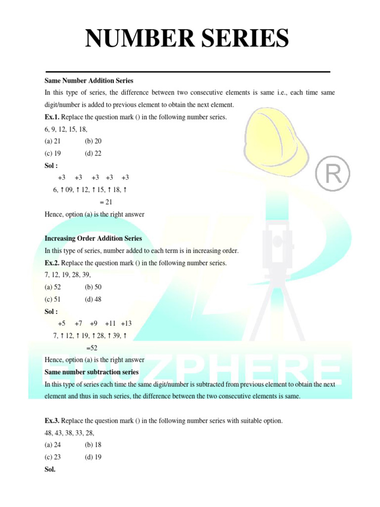 02600aa1170e1-Number Series | PDF | Multiplication | Numbers