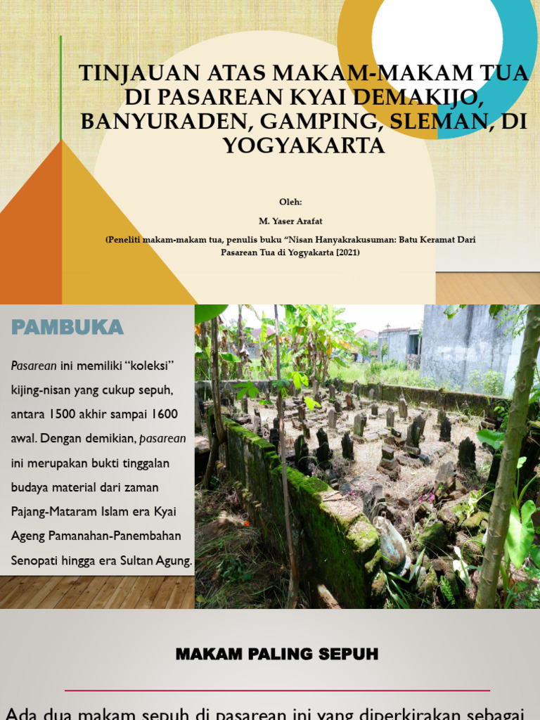 Tinjauan Makam Kyai Demakijo | PDF | Agama & Spiritualitas