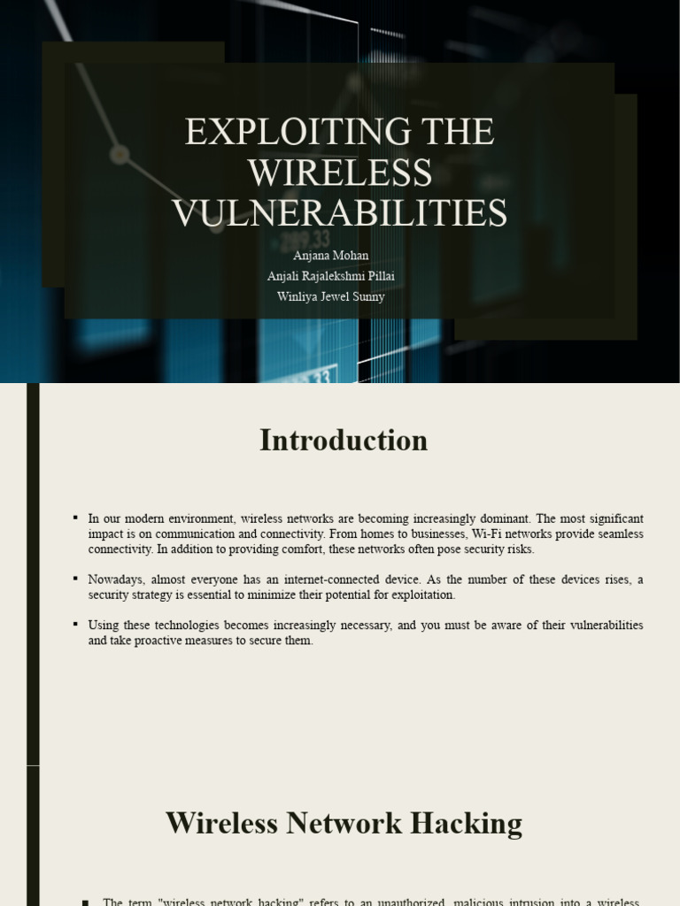 Exploiting The Wireless Vulnerabilities | PDF | Security | Computer Security