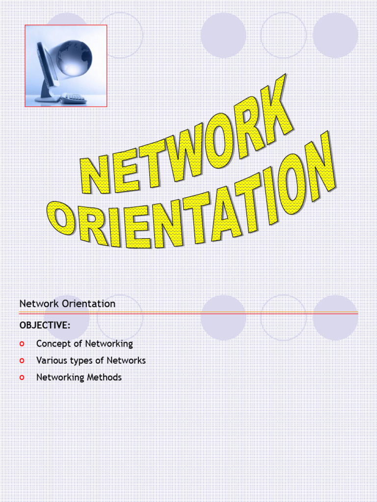 Lecture 11 Network Orientation | Download Free PDF | Computer Network | Microsoft Windows